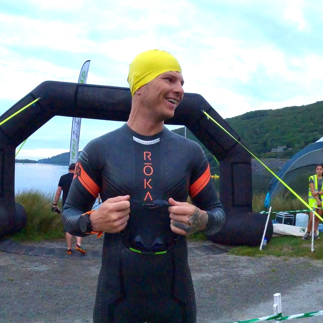 “I signed-up to do a double Ironman but I couldn’t actually swim ...