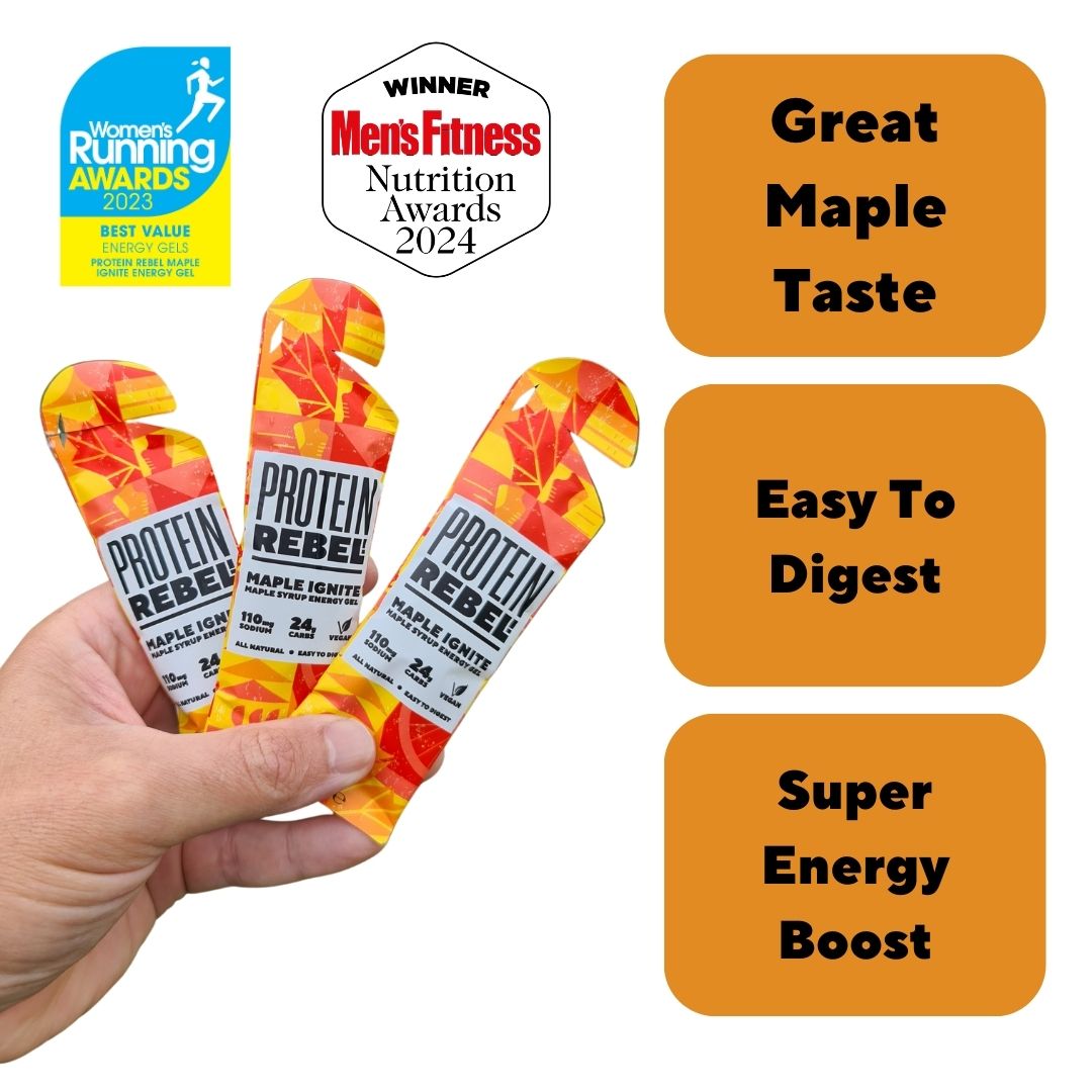 Maple Ignite Natural Energy Gel - Tasty and Smooth – Protein Rebel UK