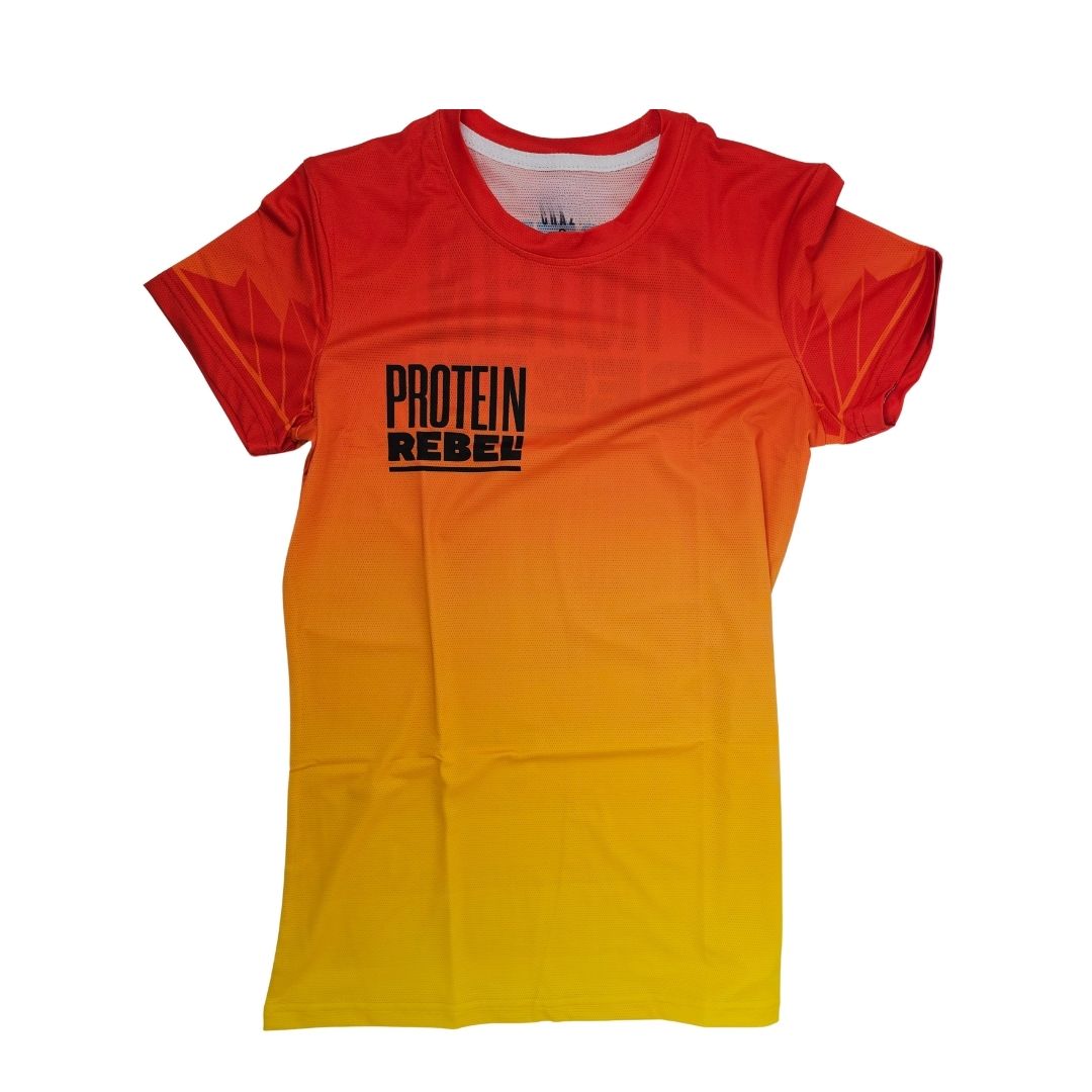 Tech Running Tee – Run Strong, Look Rebel! – Protein Rebel UK